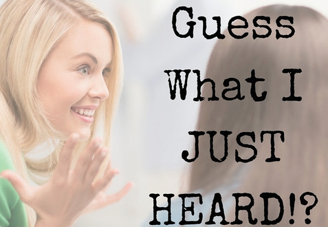 Guess What I Just Heard!? – He says, She says